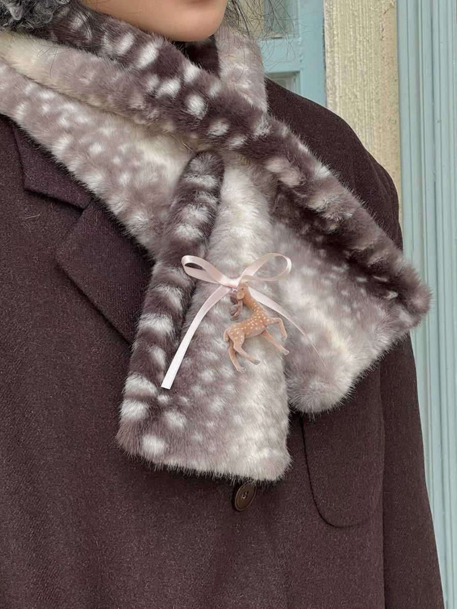 Honey Fawn Fluffy Mufflers - ntbhshop